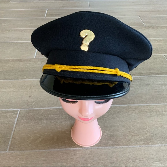 Accessories | Vintage Midway Cap Co Class A Dress Hat Sz 7 Black Fabric ...